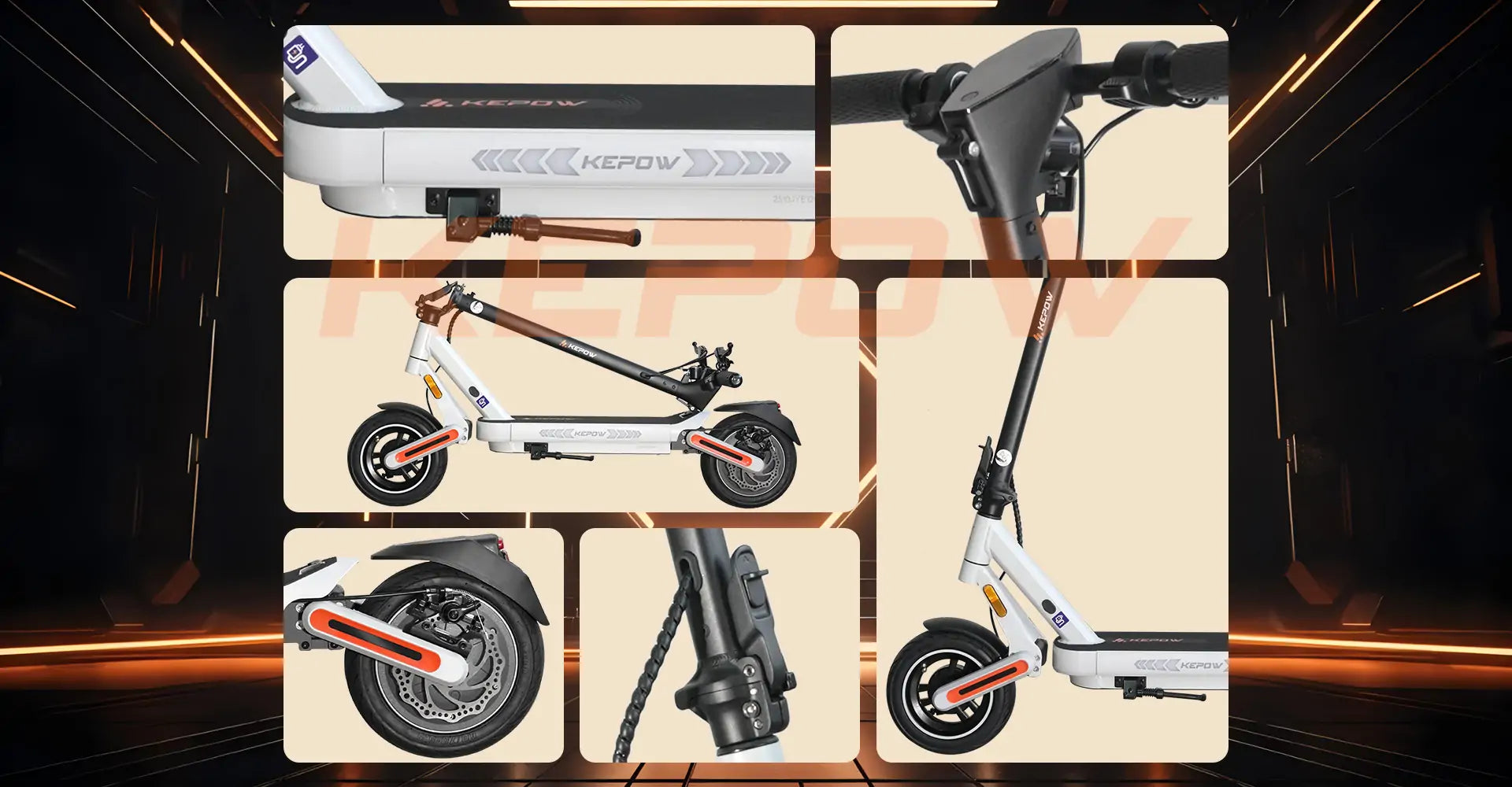 Patinete eléctrico ligero y portátil para desplazamientos diarios E12 ...